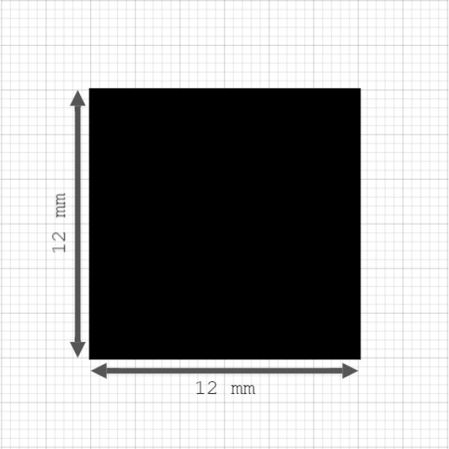 Hatch packing | EPDM | 12 x 12 mm