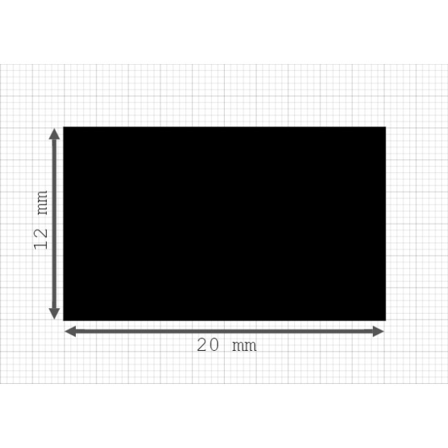Hatch packing | EPDM | 20 x 12 mm